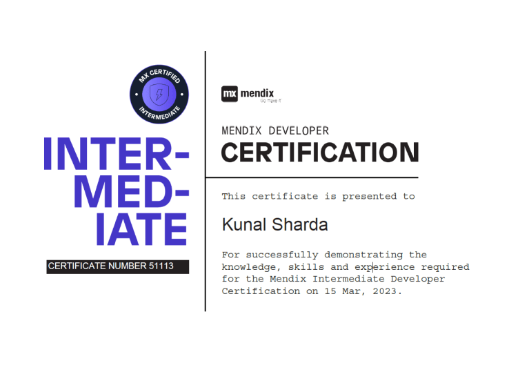 Mendix Certification Program: A Complete Guide – Kunal's Blog